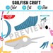 Cute Sailfish Craft Activity: Color, Cut, and Glue, Fun for Prek to 2nd ...