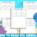 Learn How to Draw Sea Animals (whale, Shark, Dolphin, Anglerfish, Tang ...