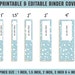 Holiday Planner Cover 10 Editable Binder Covers and Spines - Etsy