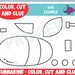 Submarine Craft Activity - Color, Cut, and Glue for Prek to 2nd Grade ...