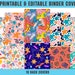 Abstract Binder Cover 10 Printable & Editable Coversspines - Etsy