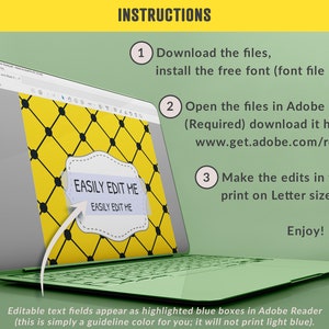 Yellow and Black Binder Cover, 10 Printable & Editable Binder Covers ...