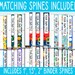 Editable Back to School Pattern Binder Covers, Includes 1, 1.5, 2 ...