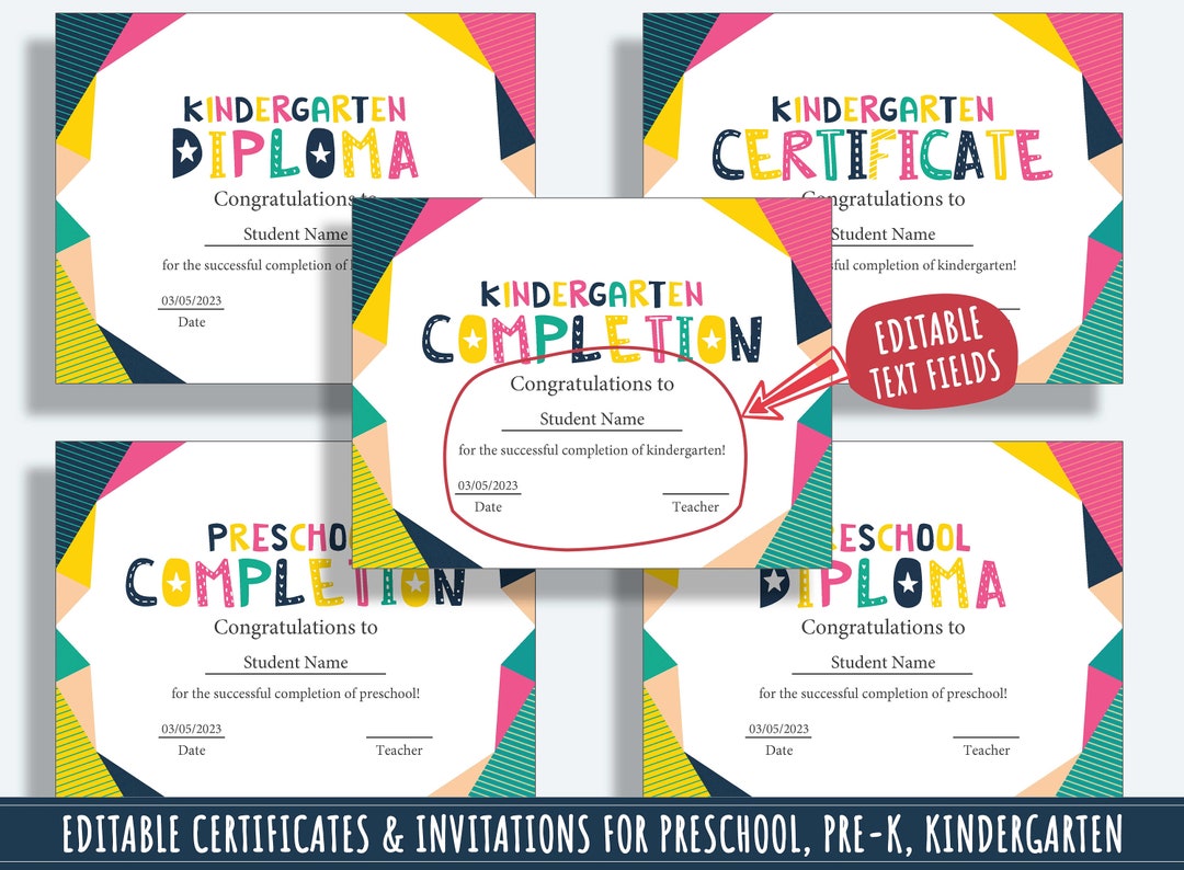 Editable Star Student Certificate, End of the Year Award, Diploma ...