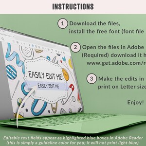 Binder Cover Sewing Pattern, 10 Printable/editable Covers+spines ...