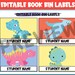 Editable Dinosaur Book Bin Labels: 16 Customizable Designs for Perfect ...