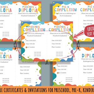 First Steps to Success: Kindergarten & Preschool Diploma, Certificate ...