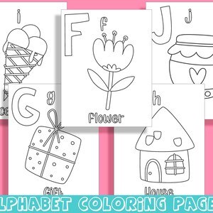 Color the Alphabet: Fun and Educational Coloring Pages for Kids, Upper ...