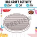 Barbeque Craft Ideas, BBQ Craft Activity - Color, Cut, and Glue for ...