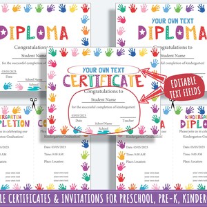 37 Editable Pages of Completions, Diplomas, Certificates, and ...