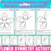 Flower Symmetry Worksheet, Flower Theme Lines of Symmetry Activity, 24 ...