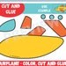 Airplane Craft Activity - Color, Cut, and Glue for Prek to 2nd Grade ...