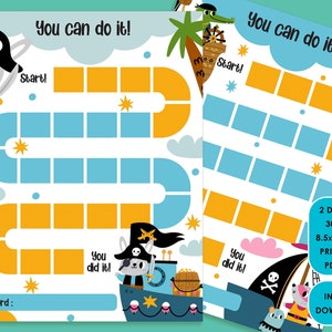 Printable Pirate Reward Chart for Kids, Encourage Positive Behavior ...