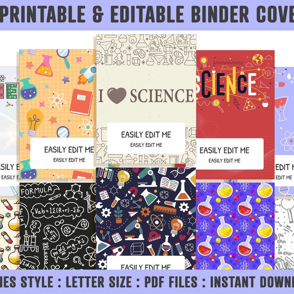 Science Covers - Etsy