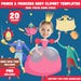 Prince and Princess Body Clipart Templates: Add Your Own Photo Face ...
