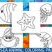 Explore the Wonders of the Sea With 25 Adorable Coloring Pages Ideal ...