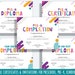 Editable Preschool Completion Certificates, End of the Year Diplomas ...