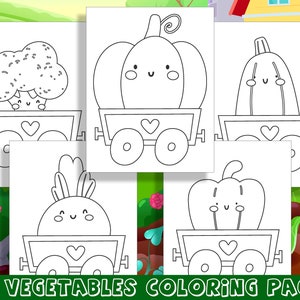 Fun and Educational Vegetable Coloring Pages for Preschool and ...
