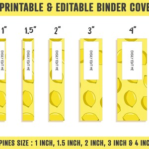 Binder Cover Printable Editable, 10 Covers+spines, Binder Inserts ...