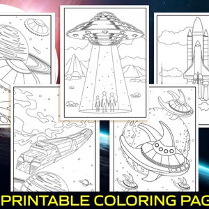 Space Coloring Pages 40 Printable Space Coloring Pages for Kids, Boys ...