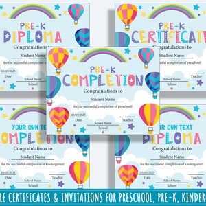 Student Certificates, Editable End of Year Diplomas, Certificates, and ...