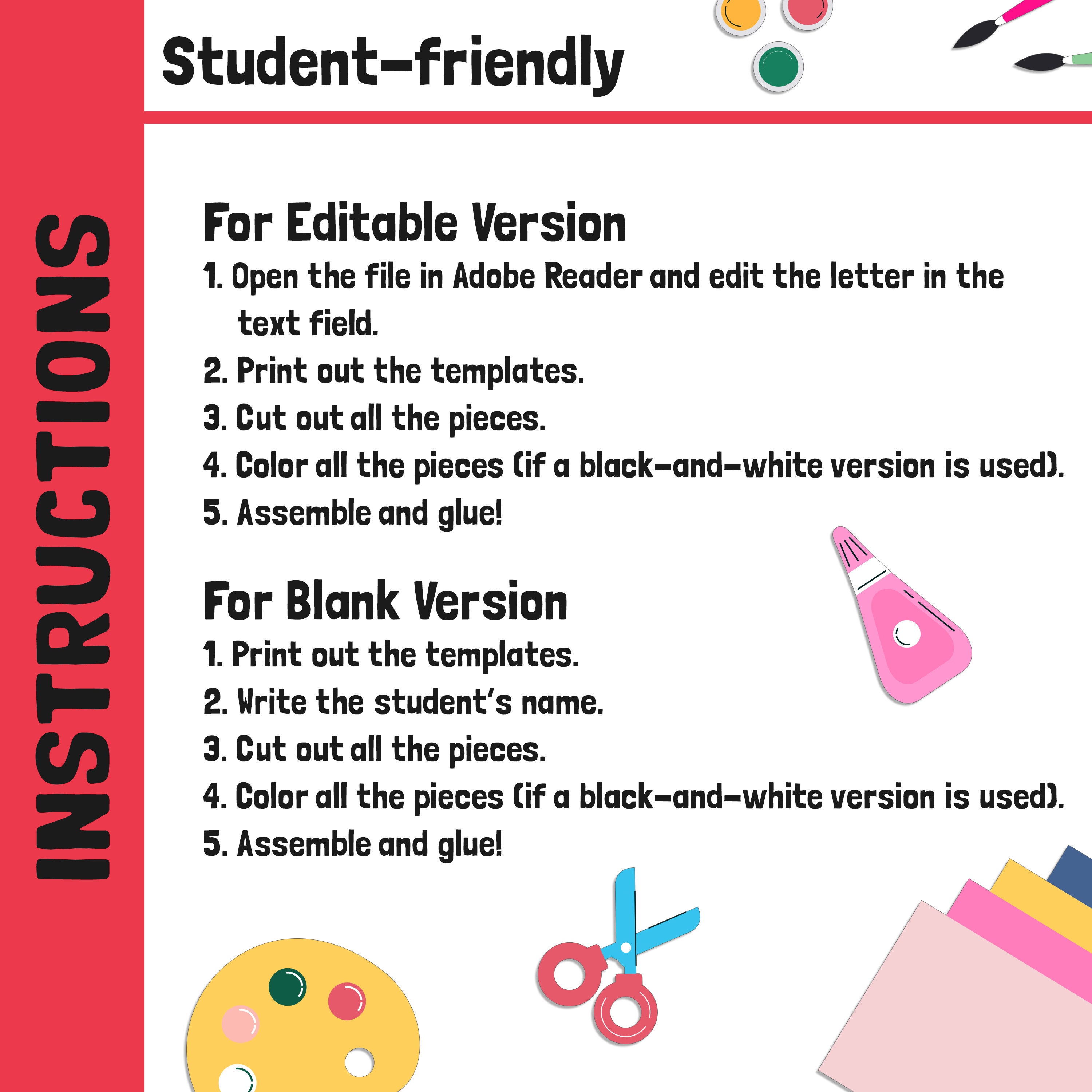 Caterpillar Name Craft Activity: Back to School Bulletin Board, 20 ...