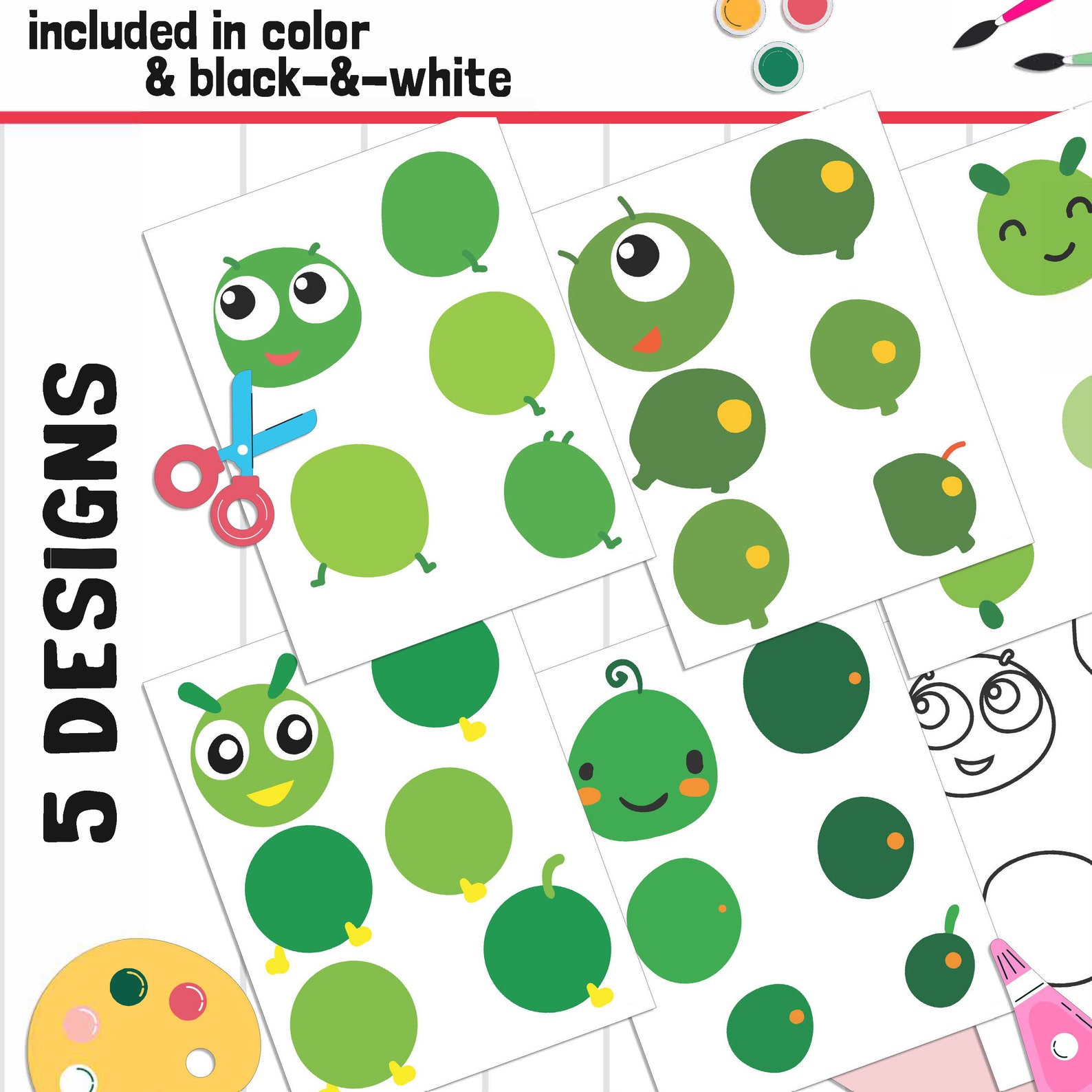 Caterpillar Name Craft Activity: Back to School Bulletin Board, 20 ...