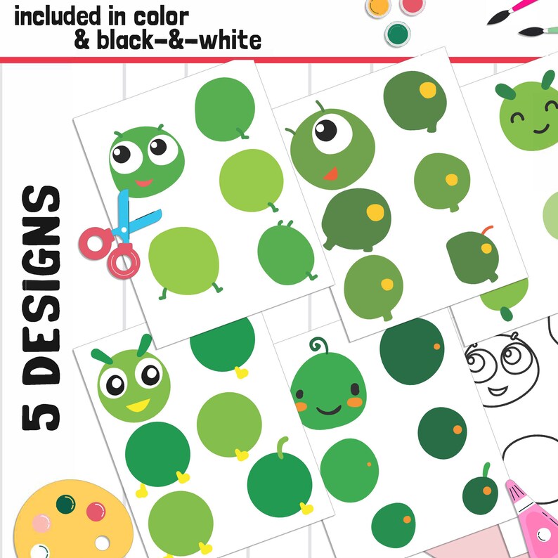 Caterpillar Name Craft Activity: Back to School Bulletin Board, 20 ...