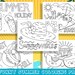 Sun, Sand, and Scribbles: 15 Funny and Cute Summer Coloring Pages, PDF ...