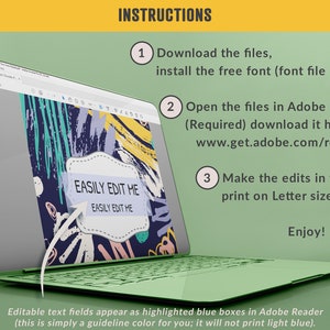 Abstract Doodle Pattern Binder Cover, 10 Printable & Editable Binder ...