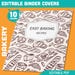 Bakery Binder Cover (bread, Cake, Brownie, Bun, Croissant...), 10 ...