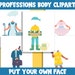 Professions Body Clipart Templates – Add Your Face to 20 Fun and Unique ...
