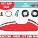 Race Car Craft Activity - Color, Cut, and Glue for Prek to 2nd Grade ...