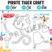 Pirate Tiger Craft for Kids: Color, Cut, and Glue, a Fun Activity for ...
