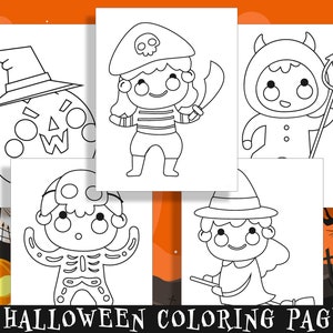Get Spooky With These Adorable Halloween Coloring Pages for ...