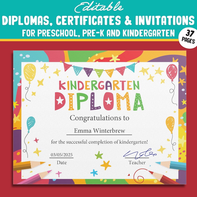 Editable Funny Class Awards, End of the Year Awards, Diplomas ...