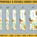 Honey Bee Binder Cover, 10 Printable & Editable Binder Covers + Spines ...