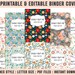Floral Binder Cover Template, 10 Printable & Editable Binder Covers ...