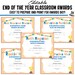 Printable & Editable End of Year Awards Certificates, 26 Pages, PDF ...