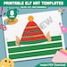 Printable Elf Hat Crown Craft Templates: Festive Christmas Activity for ...