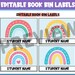 Editable Boho Rainbow Book Bin Labels: 16 Customizable Designs for ...