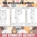 Cat Symmetry Worksheet, Kitten Theme Lines of Symmetry Activity, 24 ...
