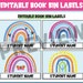Editable Rainbow Book Bin Labels: 16 Customizable Designs for Perfect ...