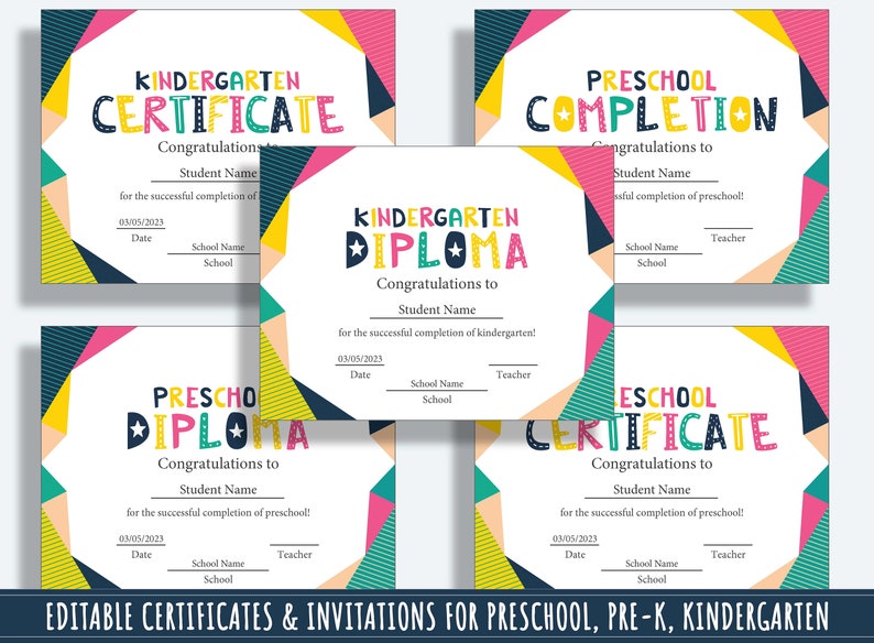 Editable Star Student Certificate, End of the Year Award, Diploma ...