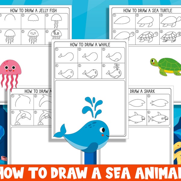 Whale Drawing - Etsy