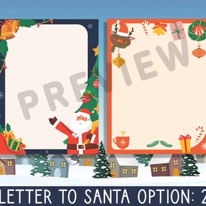 Wishful Wonder: Fillable & Blank Christmas Letter to Santa for Festive ...