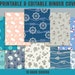 Marine Binder Cover, 10 Printable & Editable Binder Covers + Spines ...