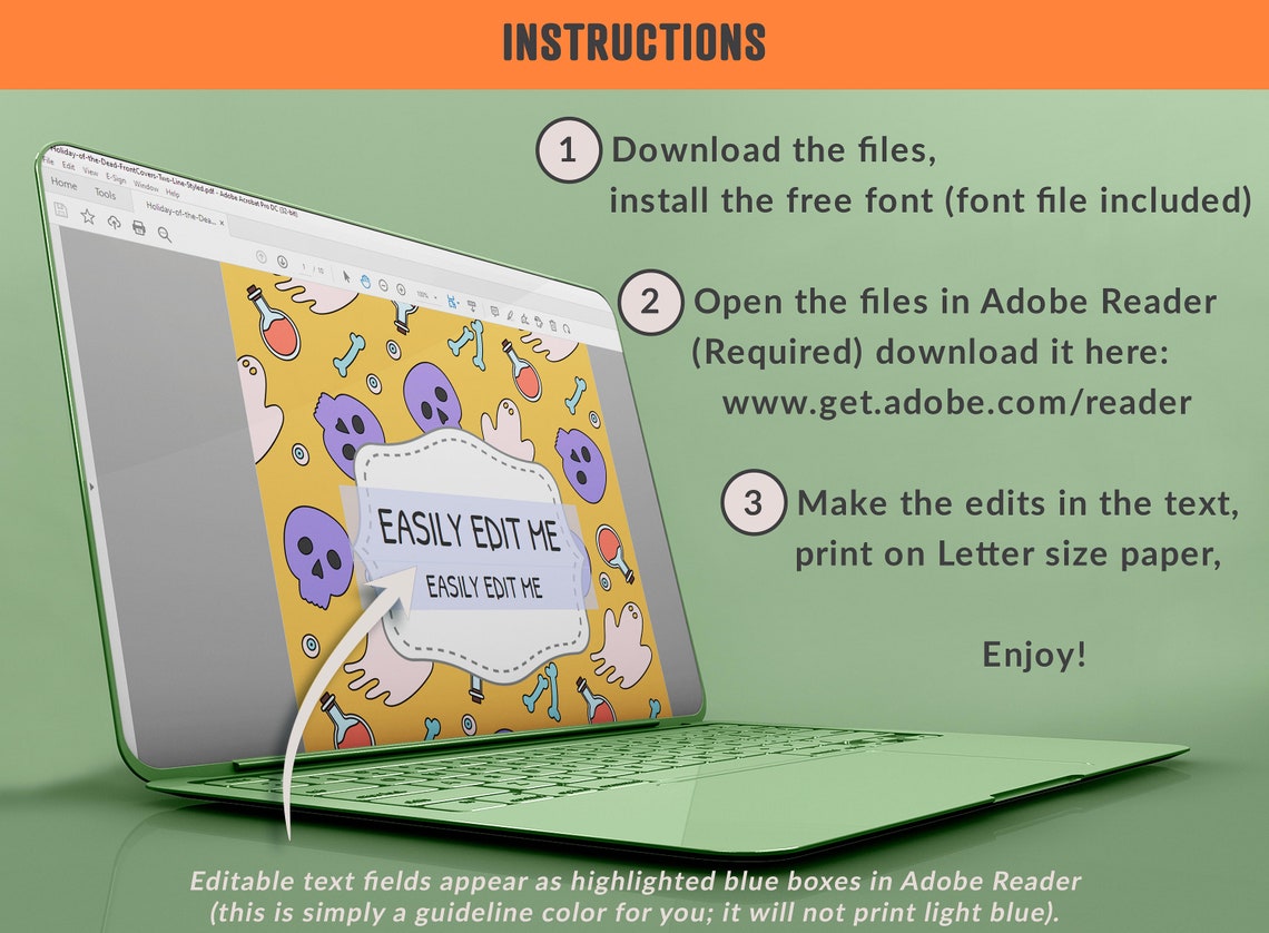 Halloween the Holiday of the Dead Binder Cover 10 Printable - Etsy