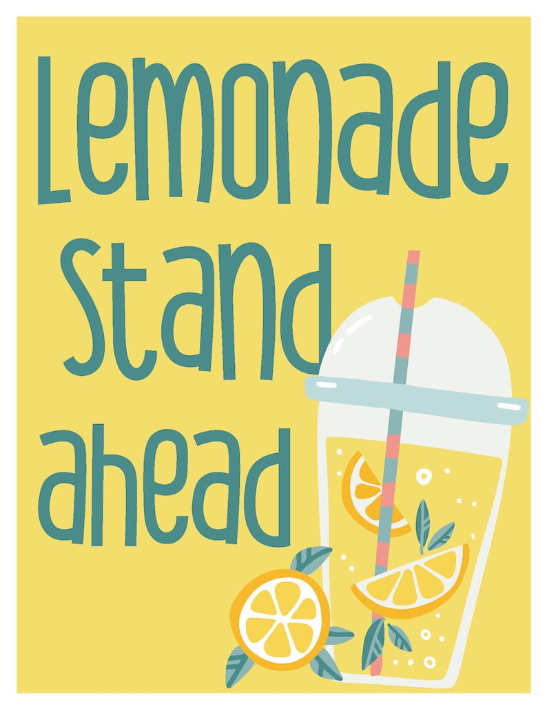 Editable Lemonade Stand Printable Kit: Summer Activity, Dramatic Play ...