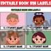 Editable Book Bin Numbers & Labels: 16 Customizable Designs for Perfect ...